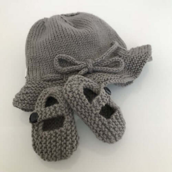 Brim Hat & Baby Mary Janes Set | Baby Gift Sets | Weebits
