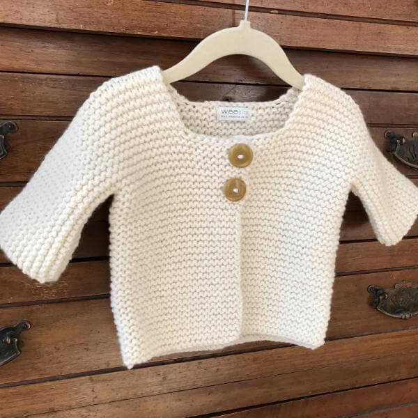 Chunky Knit Jacket | Baby Jackets | Weebits